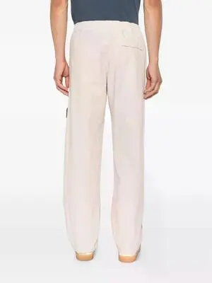 Stone Island Loose-fit Cargo Pants With Compass Badge - Pink