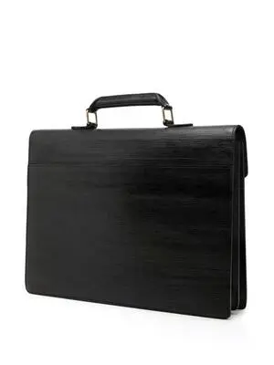 LOUIS VUITTON 2005 Epi Serviette Conseiller Business Bag - Black