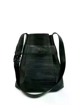 LOUIS VUITTON 1993 Epi Sac D'épaule Pm Bucket Bag - Black