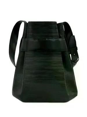 LOUIS VUITTON 1993 Epi Sac D'épaule Pm Bucket Bag - Black