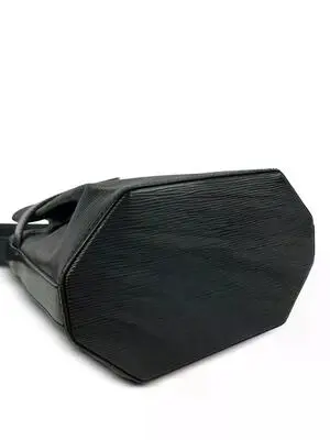 LOUIS VUITTON 1993 Epi Sac D'épaule Pm Bucket Bag - Black