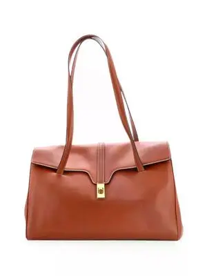 Celine Soft 16 Bag Smooth Calfskin Large Shoulder Bag - Brown