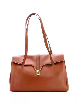Celine Soft 16 Bag Smooth Calfskin Large Shoulder Bag - Brown