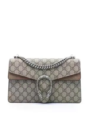 Gucci 2016-2026 Medium Gg Supreme Dionysus Shoulder Bag - Neutrals
