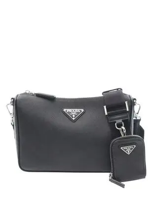 Prada 2000-2005 Saffiano Travel Crossbody Bag