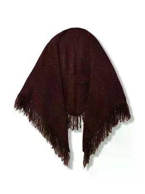 PEDRO DEL HIERRO Fringed-edge Scarf - Brown