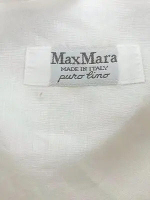 Max Mara Double-breasted Linen Blazer