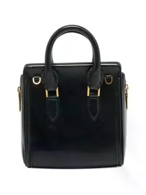 Alexander McQueen Heroine Leather Tote Bag - Black