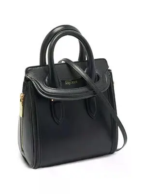Alexander McQueen Heroine Leather Tote Bag - Black