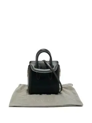 Alexander McQueen Heroine Leather Tote Bag - Black