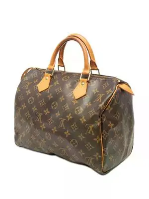 LOUIS VUITTON 2002 Monogram Speedy 30 Boston Bag
