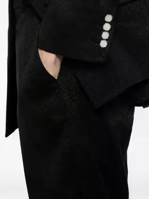 Casablanca Jacquard Wide-leg Trousers