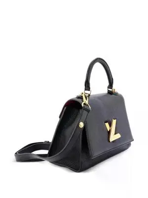LOUIS VUITTON Taurillon Leather Pm Satchel Bag - Black