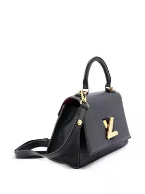 LOUIS VUITTON Taurillon Leather Pm Satchel Bag - Black