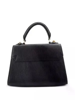 LOUIS VUITTON Taurillon Leather Pm Satchel Bag - Black