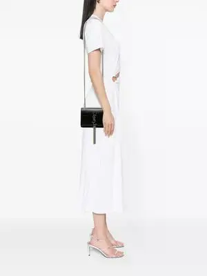 Saint Laurent Monogram Kate Tassel Crossbody Bag - Black