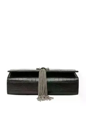 Saint Laurent Monogram Kate Tassel Crossbody Bag - Black