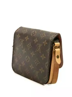 LOUIS VUITTON 1996 Monogram Cartouchiere Pm Crossbody Bag
