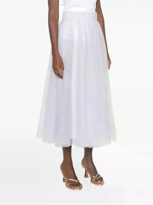 Zimmermann Tulle Layered Midi Skirt