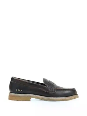 GOLDEN GOOSE Penny Loafers With Gold-tone Logo Detail