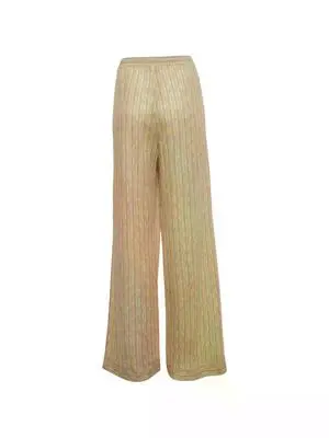 Missoni Striped Wide-leg Trousers - Neutrals