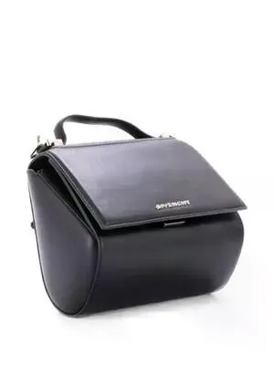 Givenchy Logo Strap Pandora Box Bag Leather Mini Crossbody Bag