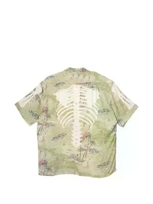 Kapital Kamehameha Bone Aloha Shirt