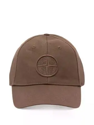 Stone Island Compass-patch Baseball Cap - Brown
