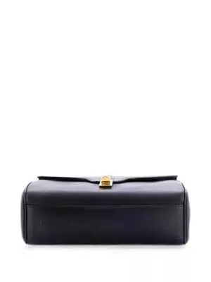 Celine Soft 16 Bag Smooth Calfskin Shoulder Bag - Black