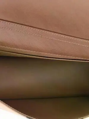 Burberry Mackford Leather And House Check Canvas Small Shoulder Bag - Brown