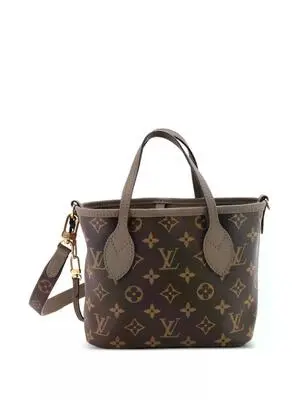 LOUIS VUITTON Louis Vuitton Monogram Canvas And Leather Tote Bag Brown