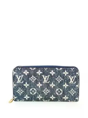 LOUIS VUITTON Zippy Wallet Denim Small Wallets - Blue