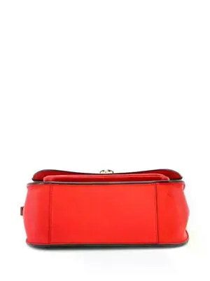 LOUIS VUITTON Vaugirard Monogram Canvas Leather Satchel - Red