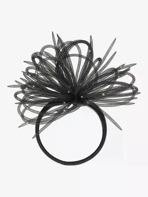 Vintage Bead-embellished Mesh Headband