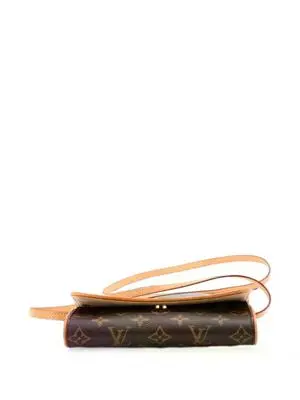 LOUIS VUITTON Twin Handbag Monogram Canvas Pm Crossbody Bag