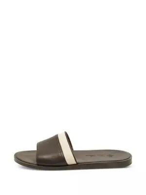 Loro Piana Logo-embossed Sandals