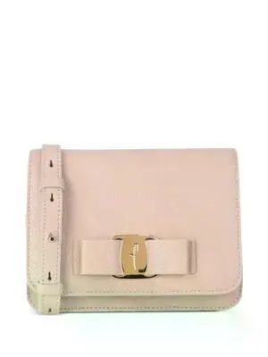 FERRAGAMO Vara Bow Crossbody Bag - Pink