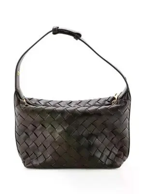 Bottega Veneta Wallace Intrecciato Nappa Mini Shoulder Bag - Brown