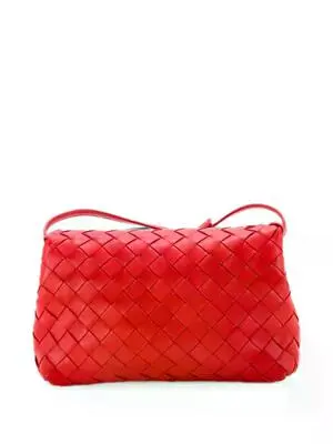 BOTTEGA VENETA Convertible Flap Shoulder Bag Intrecciato Nappa Small Crossbody Bag