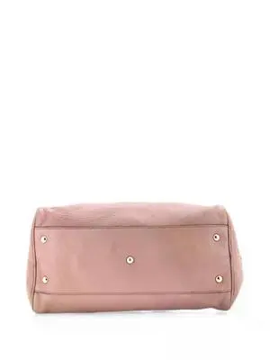 Gucci Bamboo Shopper Boston Bag Leather Medium Satchel