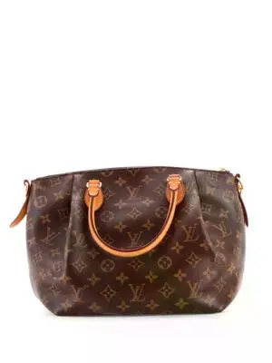 LOUIS VUITTON Turenne Handbag Monogram Canvas Pm Satchel - Brown