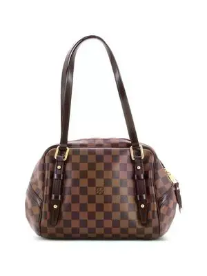 LOUIS VUITTON Rivington Satchel Damier Pm Shoulder Bag - Brown