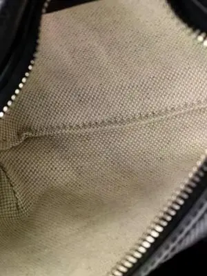 Gucci Gg Embossed Perforated Leather Belt Bag