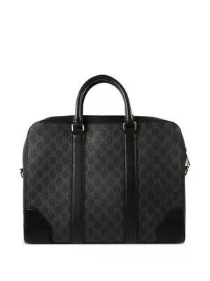 Gucci Gg Supreme Monogram Canvas Briefcase Laptop Bag