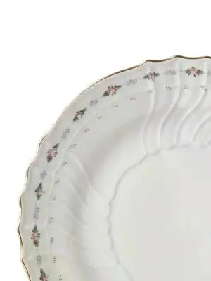 GINORI 1735 Vecchio Floral-print Plate - White