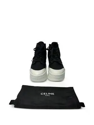 Celine 2020s Triomphe-patch High-top Sneakers