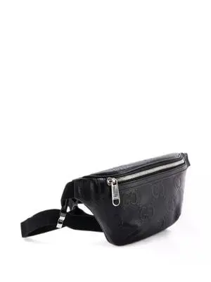 Gucci Gg Embossed Perforated Leather Belt Bag