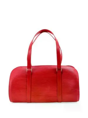 LOUIS VUITTON Soufflot Epi Leather Handbag - Red