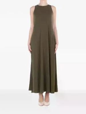 Max Mara Elasticated Underbust Jersey Maxi Dress
