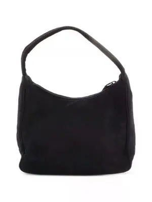 Prada Tessuto Mini Hobo Bag - Black